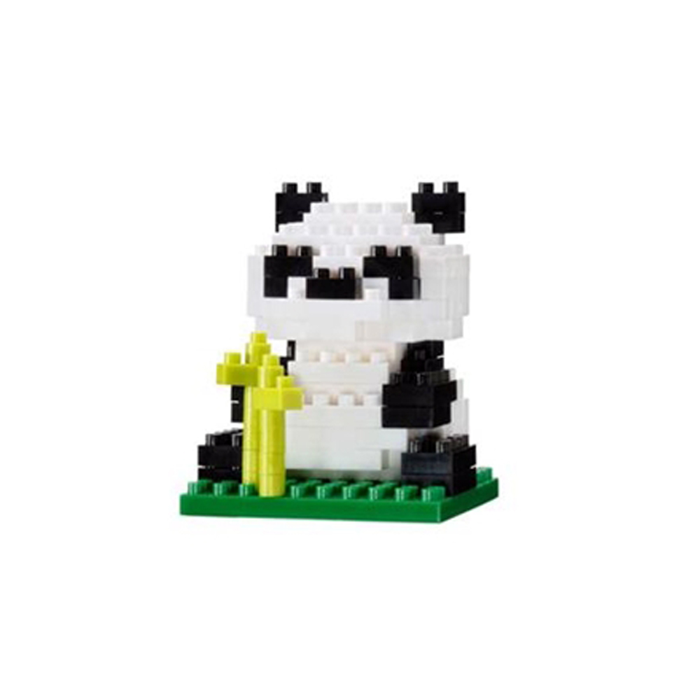 Mini Bloco De Montar Petit Block Panda | Daiso
